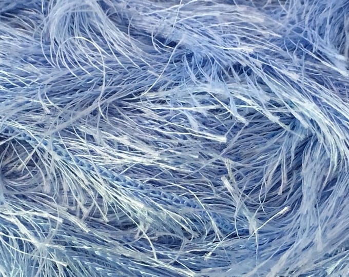 Dark Horse Yarns Lovely Lash 211 Baby Blue Eyelash Yarn 50 - Etsy
