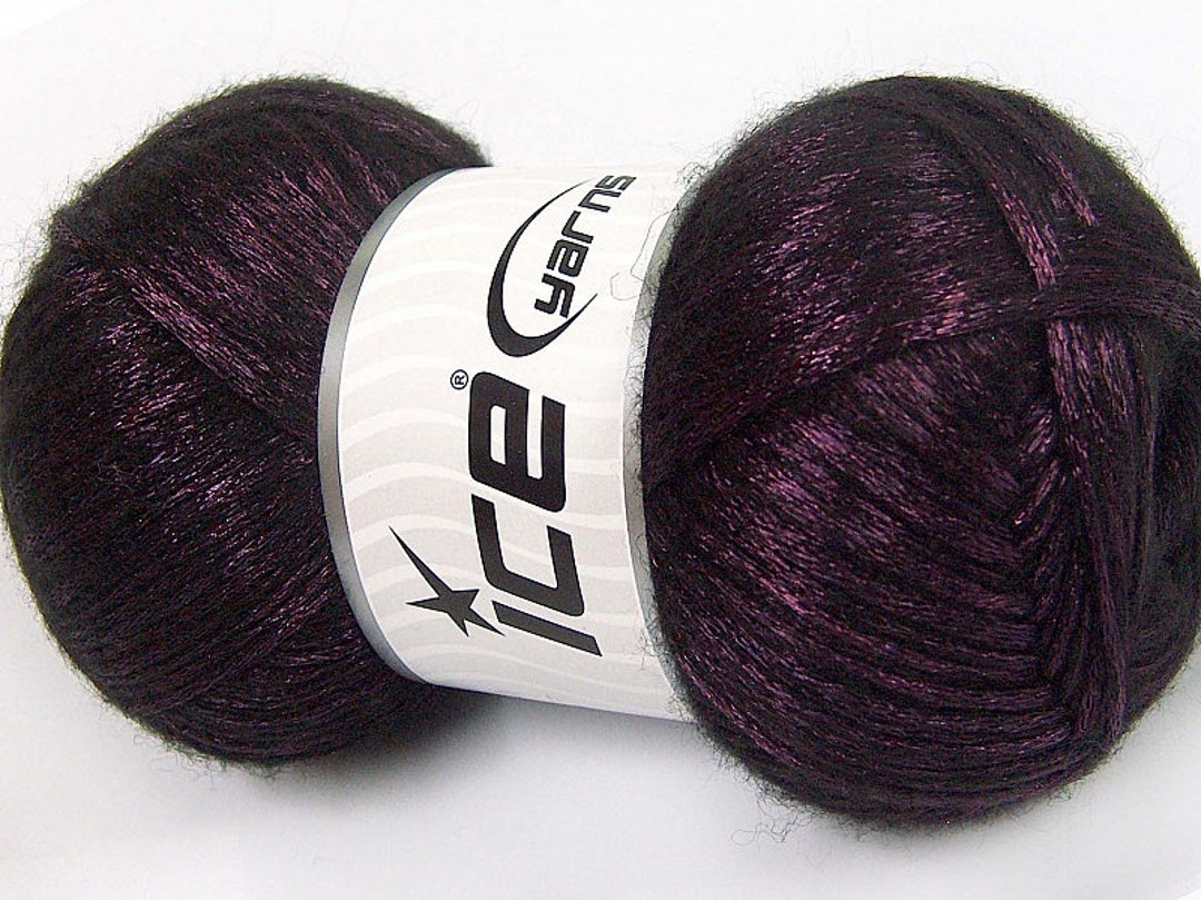 Glam Universe #64583 Raisin, Black (dark Purple) Metallic Shine Fuzzy ...