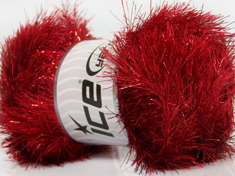 Large 100 Gram Dark Red Eyelash Dazzle Ice Metallic Eyelash - Etsy