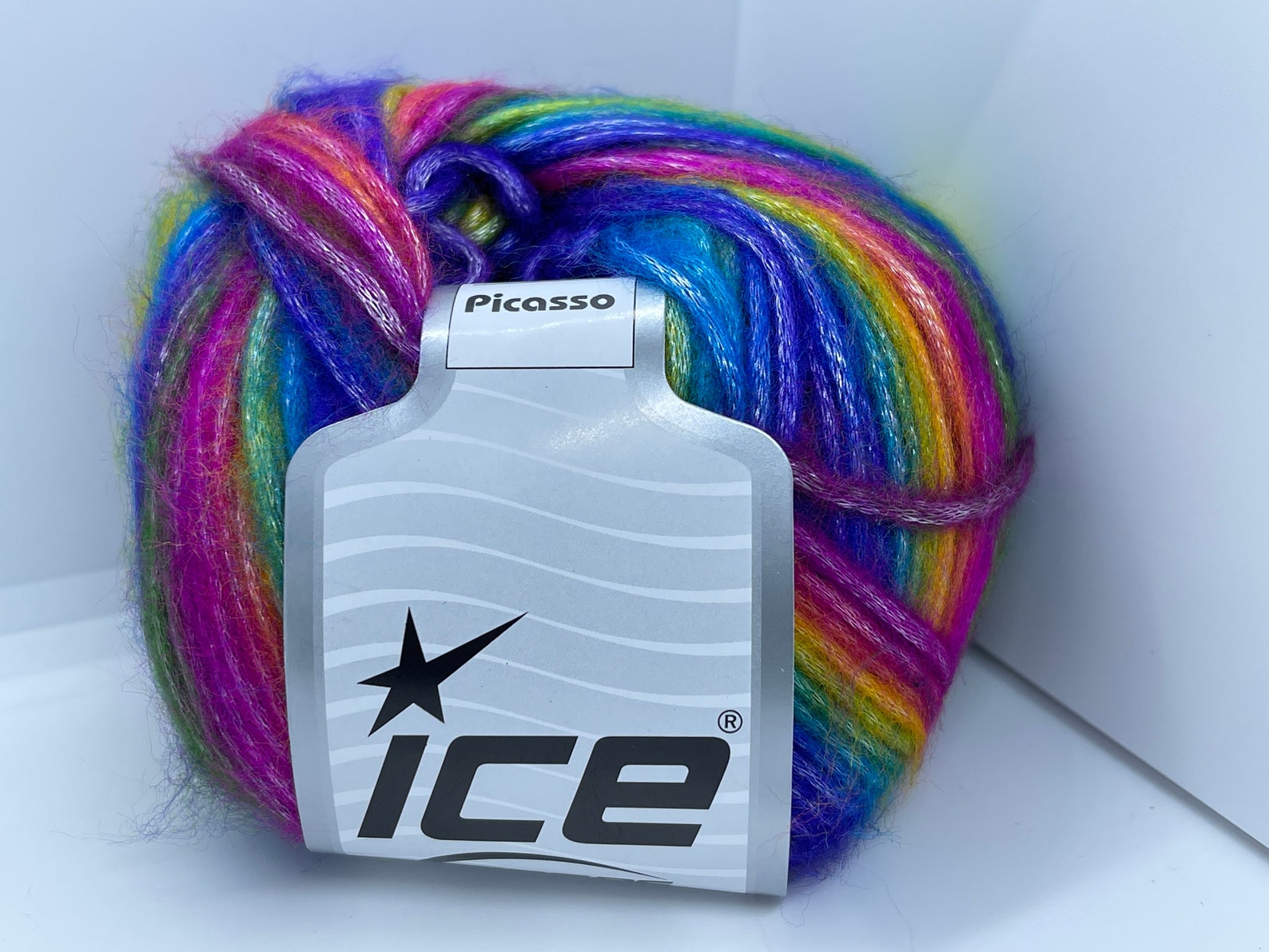 Picasso Rainbow II Ice Yarns 64627 Blue Purple Green Yellow - Etsy ...