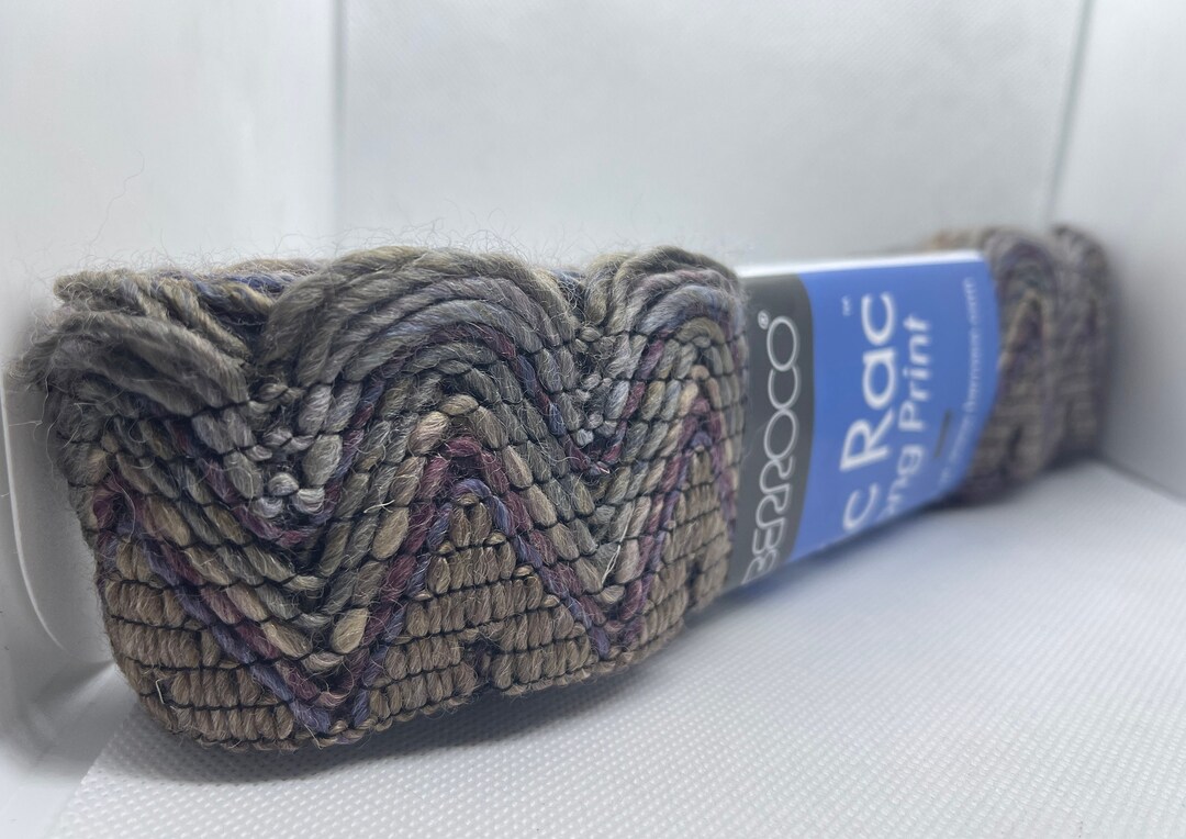 Berroco Ric Rac Long Print #1170 Statue, Browns, Wine, Blue-gray Wool ...