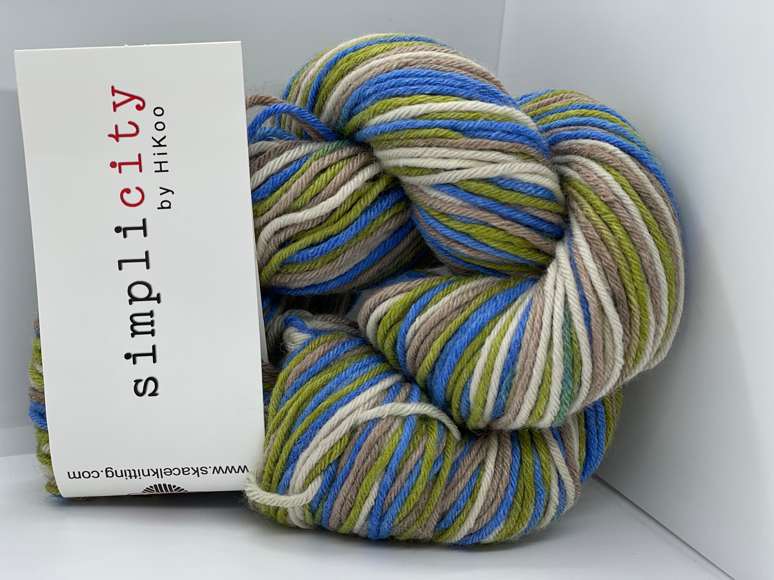 Hikoo Simplicity Multi #505 Surf N Turf - Tan Cream Green Blue - Self ...