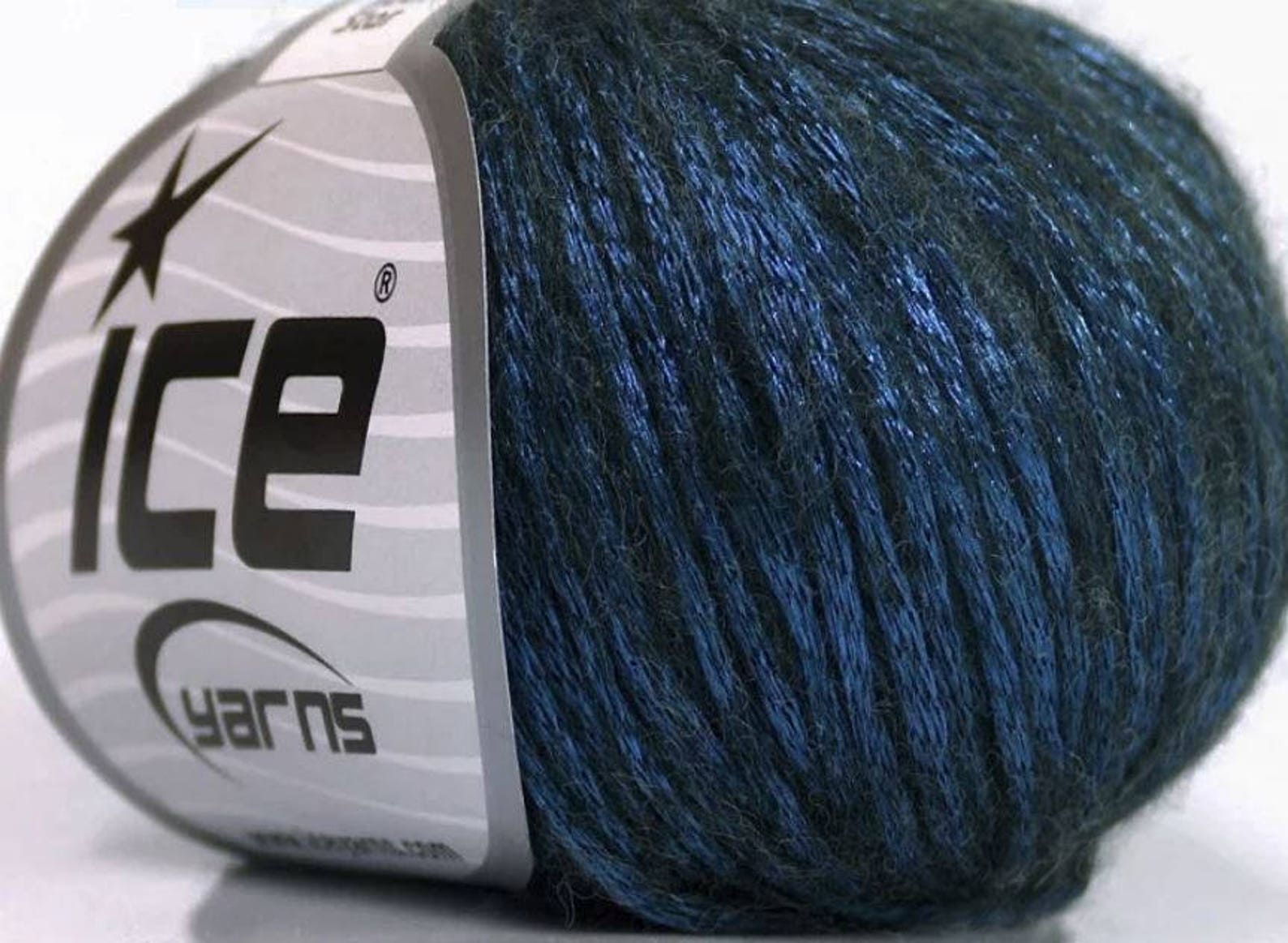 Rock Star Blue Metallic Sheen Black Soft Nylon Merino Wool - Etsy