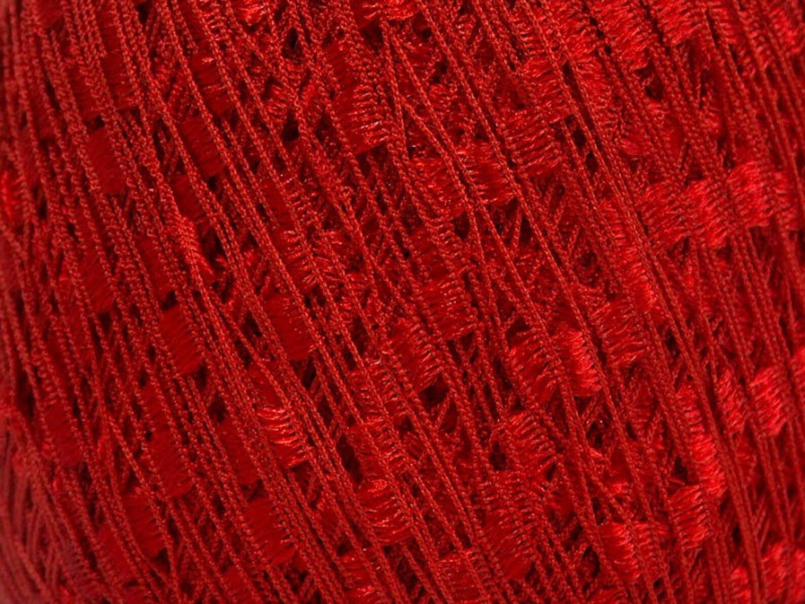 Red Mini Ladder Yarn 58130 Ice Solid Red Ribbon Yarn 50gr - Etsy