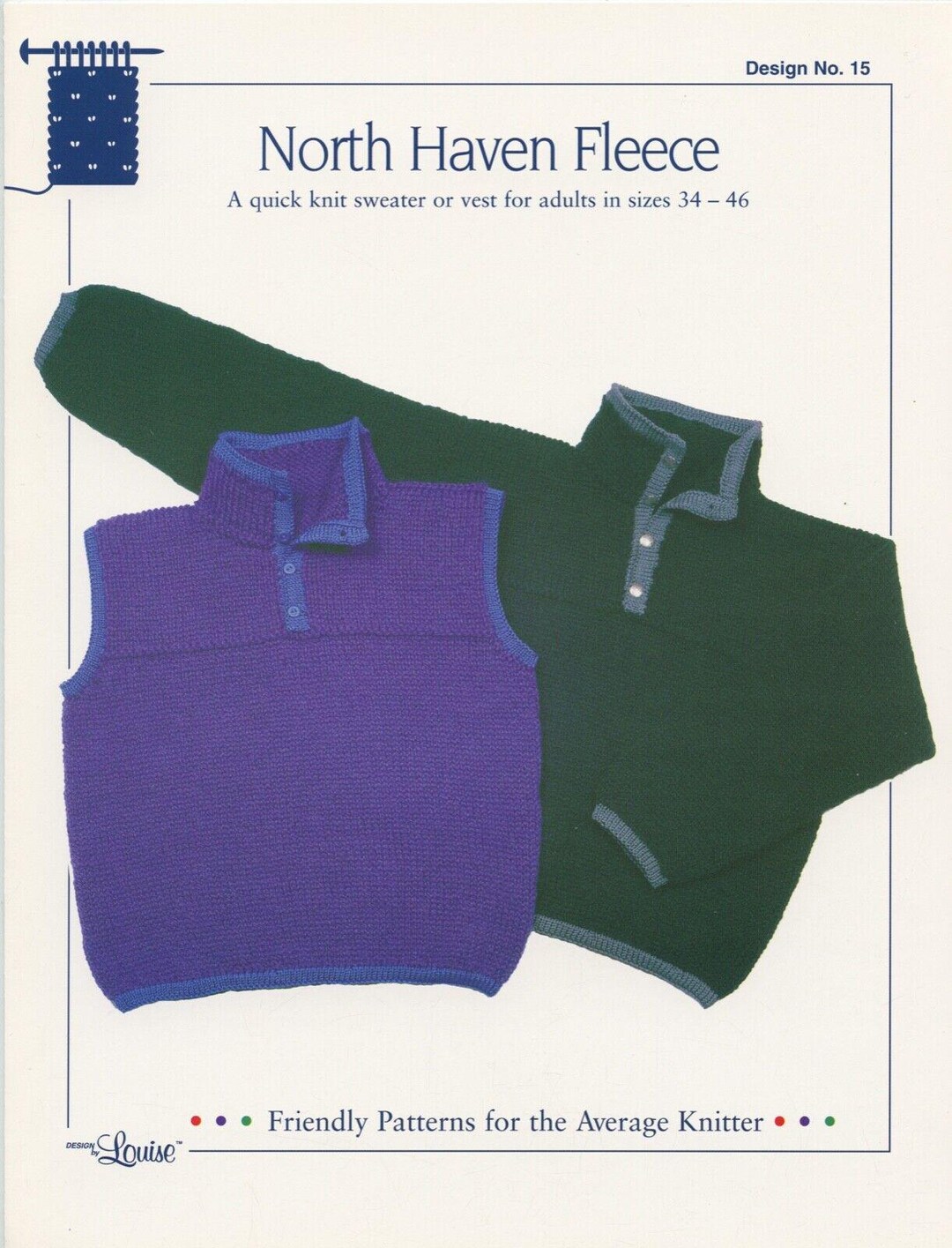 North Haven Fleece Design by Louise Knitting Pattern 15 Quick Knit ...
