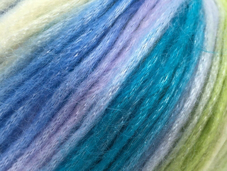 Turquoise Bluelilac Pink Light Green Yellow Picasso Ice Yarns 65917 ...