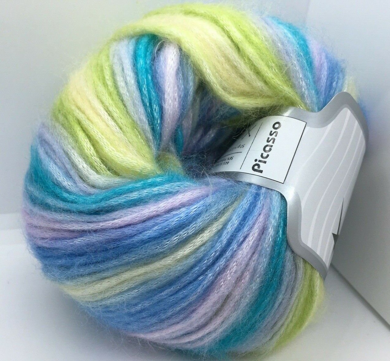 Turquoise Bluelilac Pink Light Green Yellow Picasso Ice Yarns 65917 ...