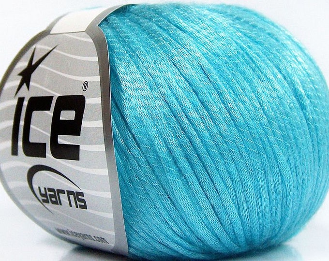 Sea Foam Picasso Ice Yarns 68984 Pale Aqua Blues White Self-striping ...