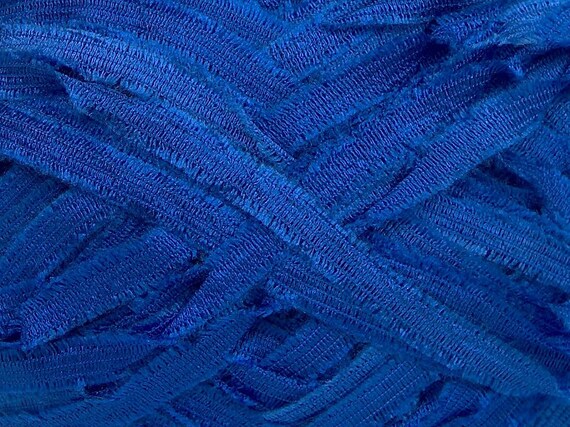 Blue Samba Ribbon Yarn #65443 Ice Acrylic 50 gram 120 yards 14 wide ...