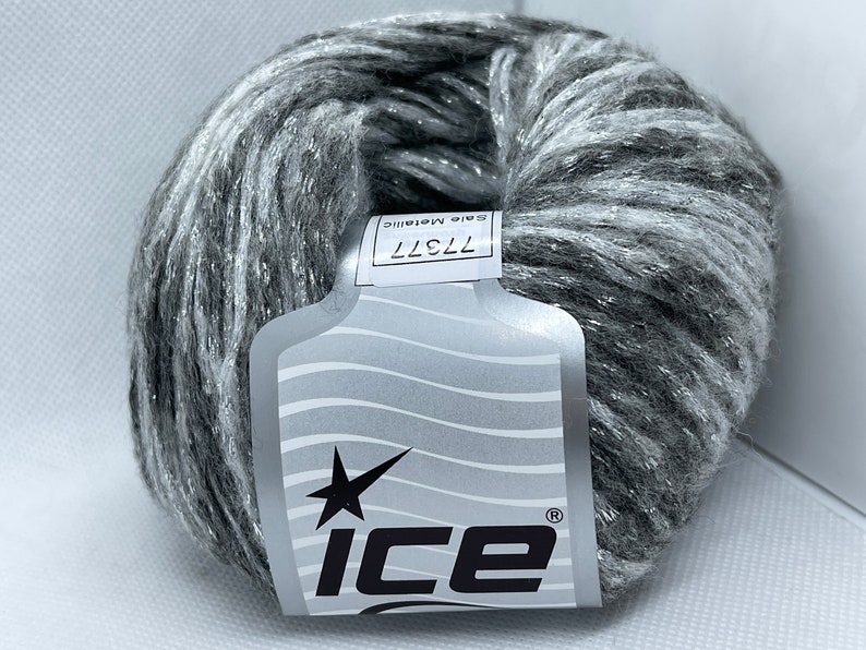 Sparkle Mist Greys Silver 77377 Ice Yarns Sale Metallic - Etsy