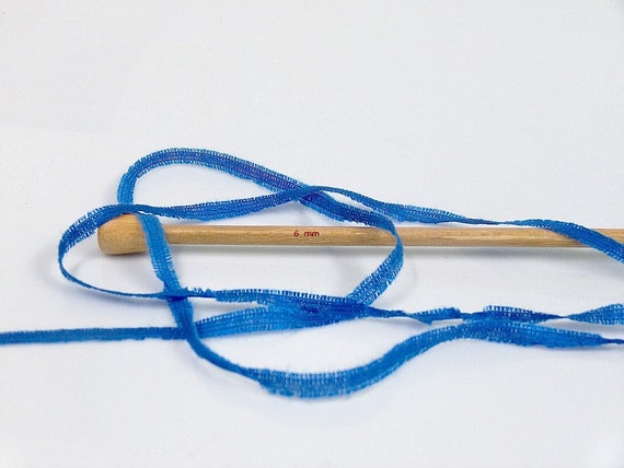 Blue Samba Ribbon Yarn #65443 Ice Acrylic 50 gram 120 yards 14 wide ...