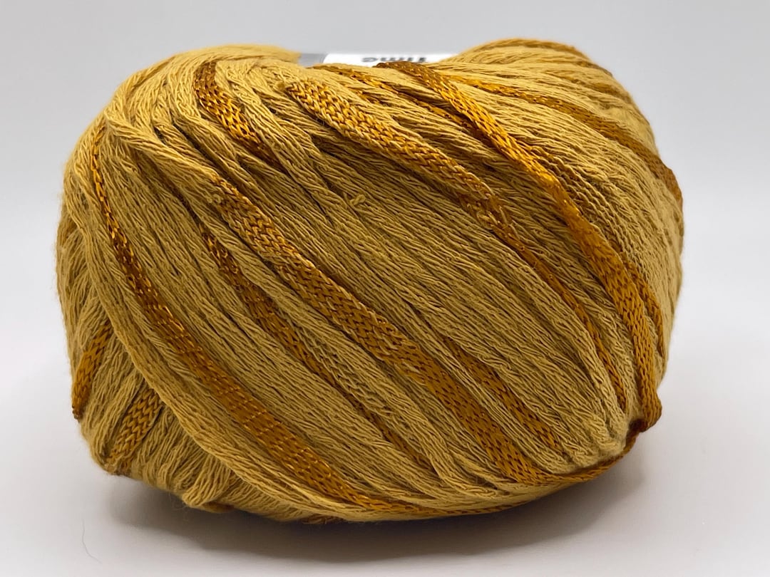 Summertime Gamboge Ochre 83233 Ice Yarns DK Cotton Viscose Blend Mesh ...