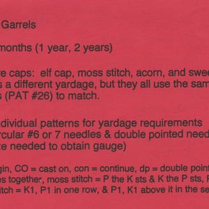 Kid's Caps IV - Ann Norling KNITTING PATTERN #40 - Elf, Acorn, Moss ...