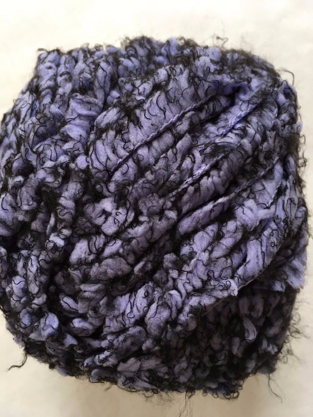 Crystal Palace Poof #4650 "periwinkle" Puff Eyelash Yarn 50gr 47yd ...