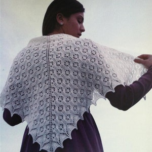 Angel Lace Shawl Fiber Trends Knitting Pattern S2018 Design by Evelyn ...