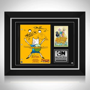Adventure Time Script Limited Signature Edition Custom Frame - Etsy