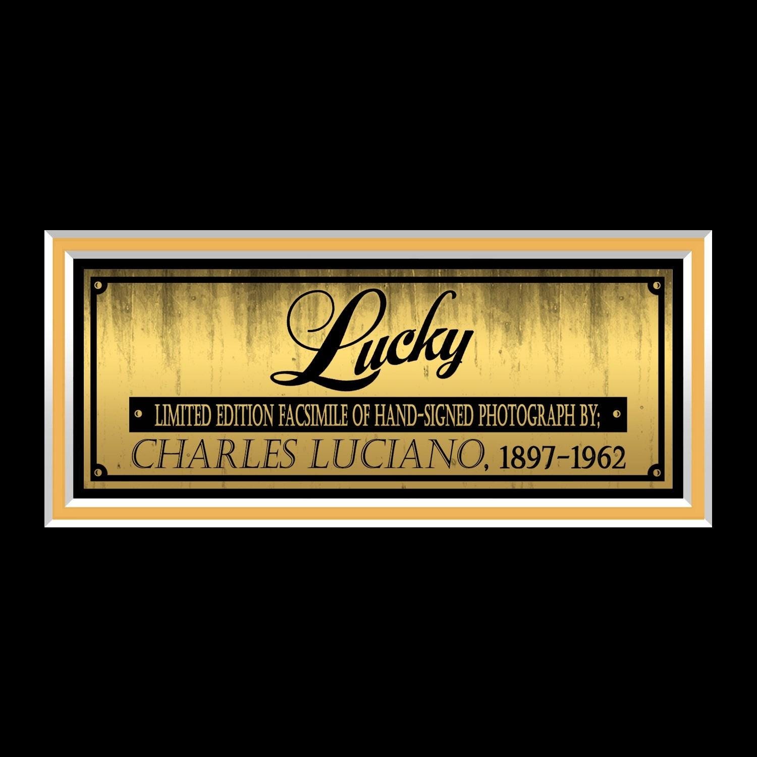 Lucky Luciano Photo Limited Signature Edition Custom Frame - Etsy