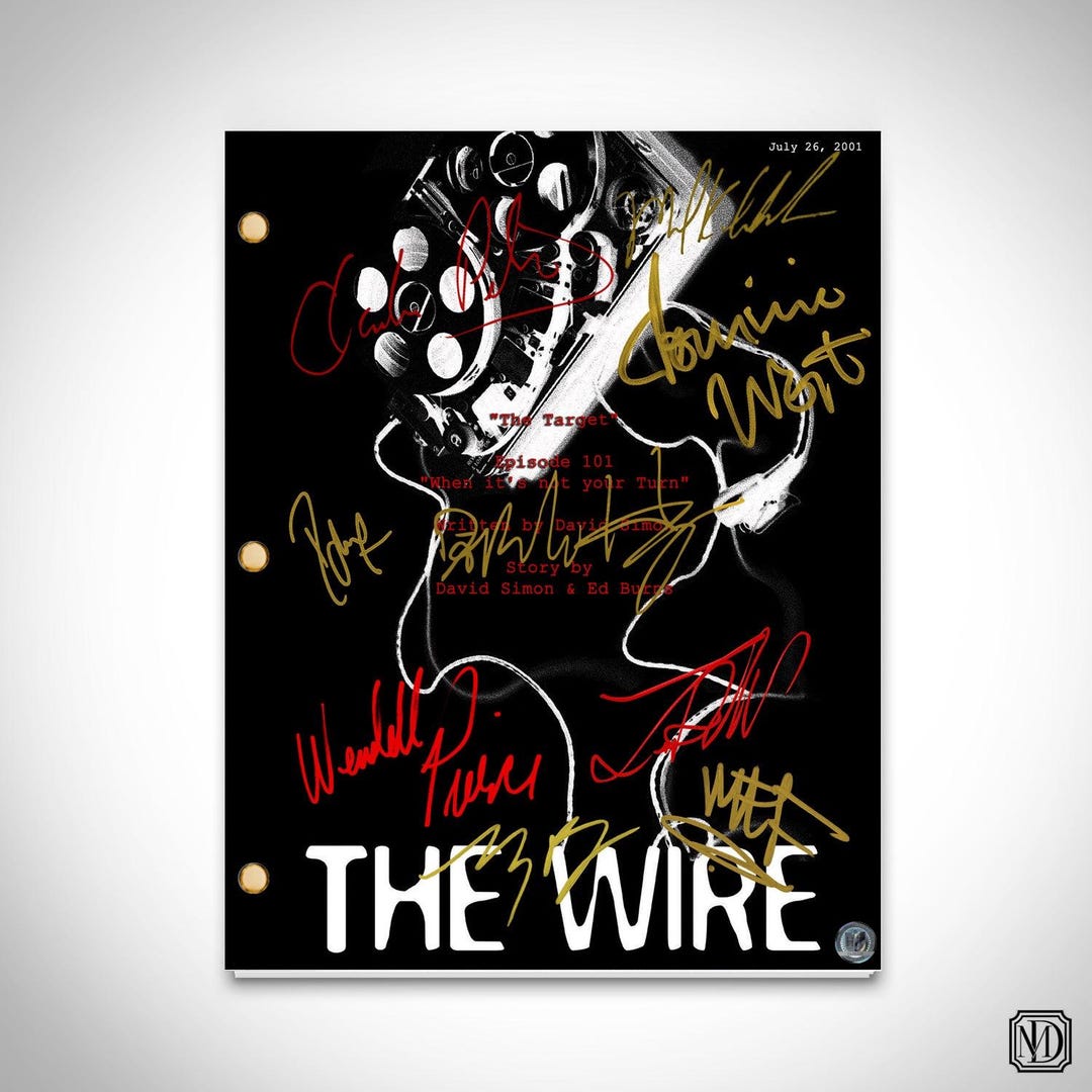 The Wire Script Limited Signature Edition - Etsy