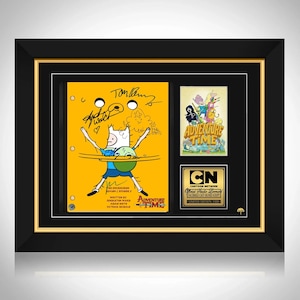 Adventure Time Script Limited Signature Edition Custom Frame - Etsy