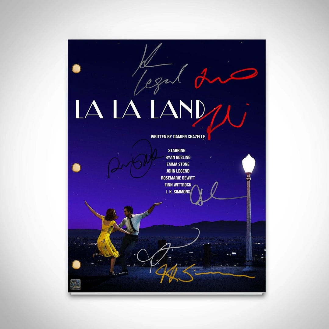 La La Land Script Limited Signature Edition - Etsy