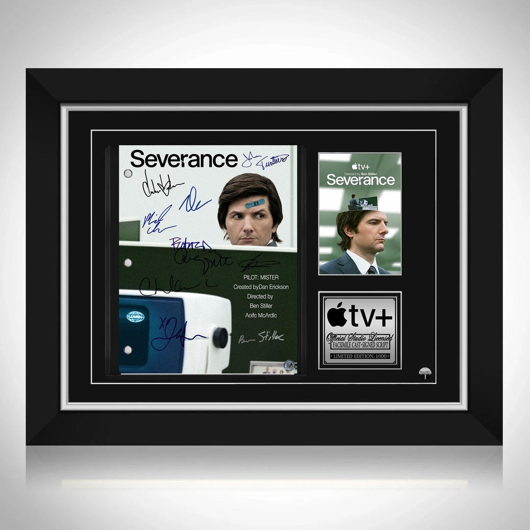Severance Script Limited Signature Edition Custom Frame - Etsy Canada