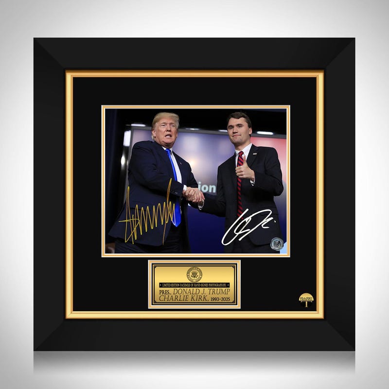 Charlie Kirk Autograph - Etsy