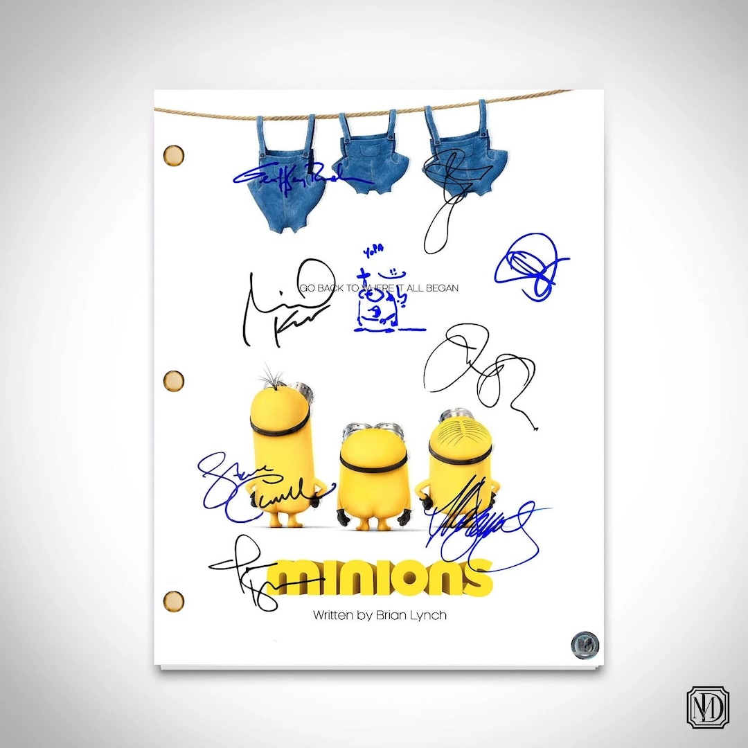 Minions Script Limited Signature Edition - Etsy
