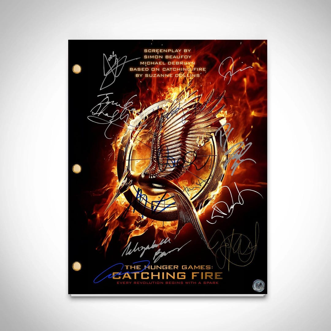 The Hunger Games Catching Fire Script Limited Signature Edition - Etsy