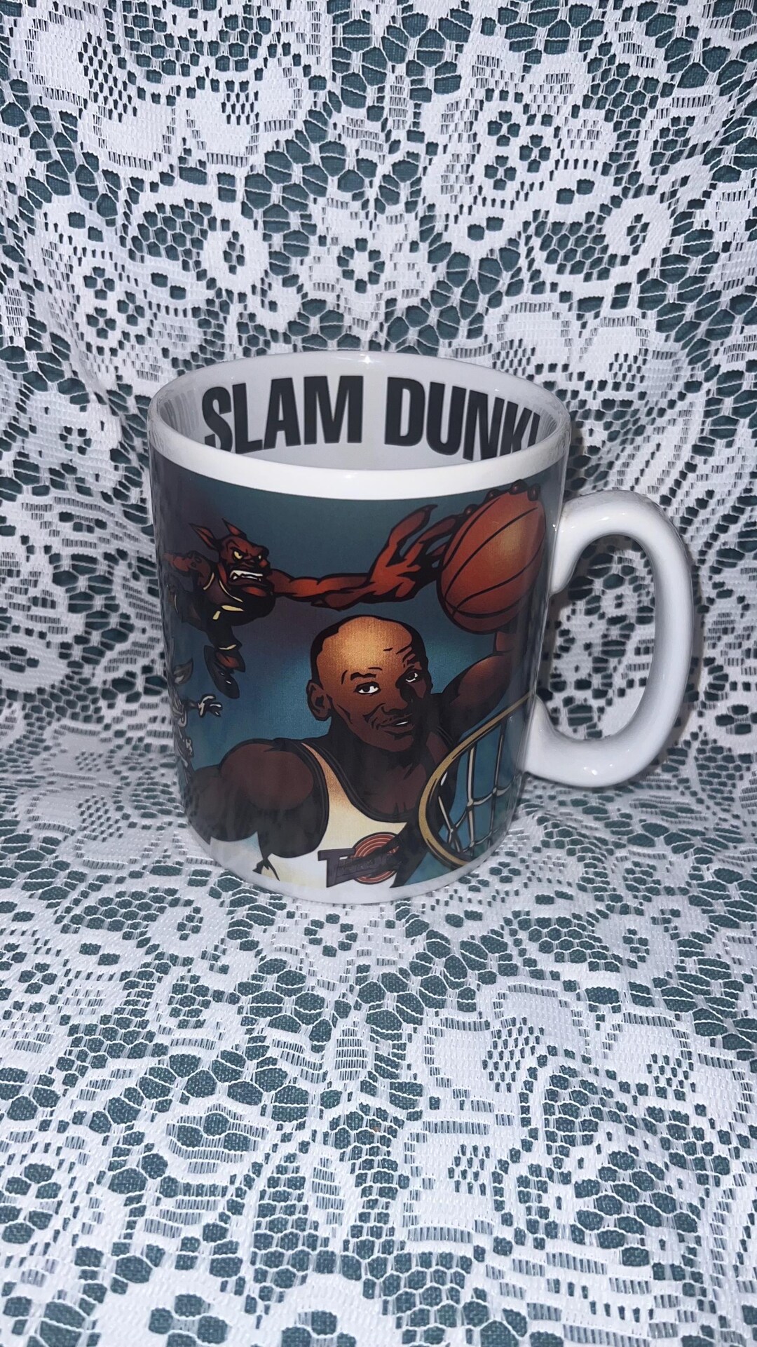 1996 Jumbo Warner Brothers Space Jam Mug/coffee Cup - Etsy