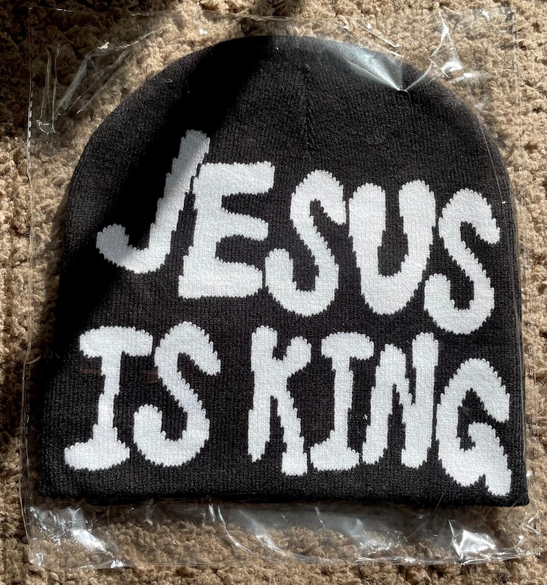 Jesus is King Beanie - Etsy