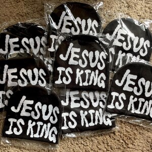 Jesus is King Beanie - Etsy