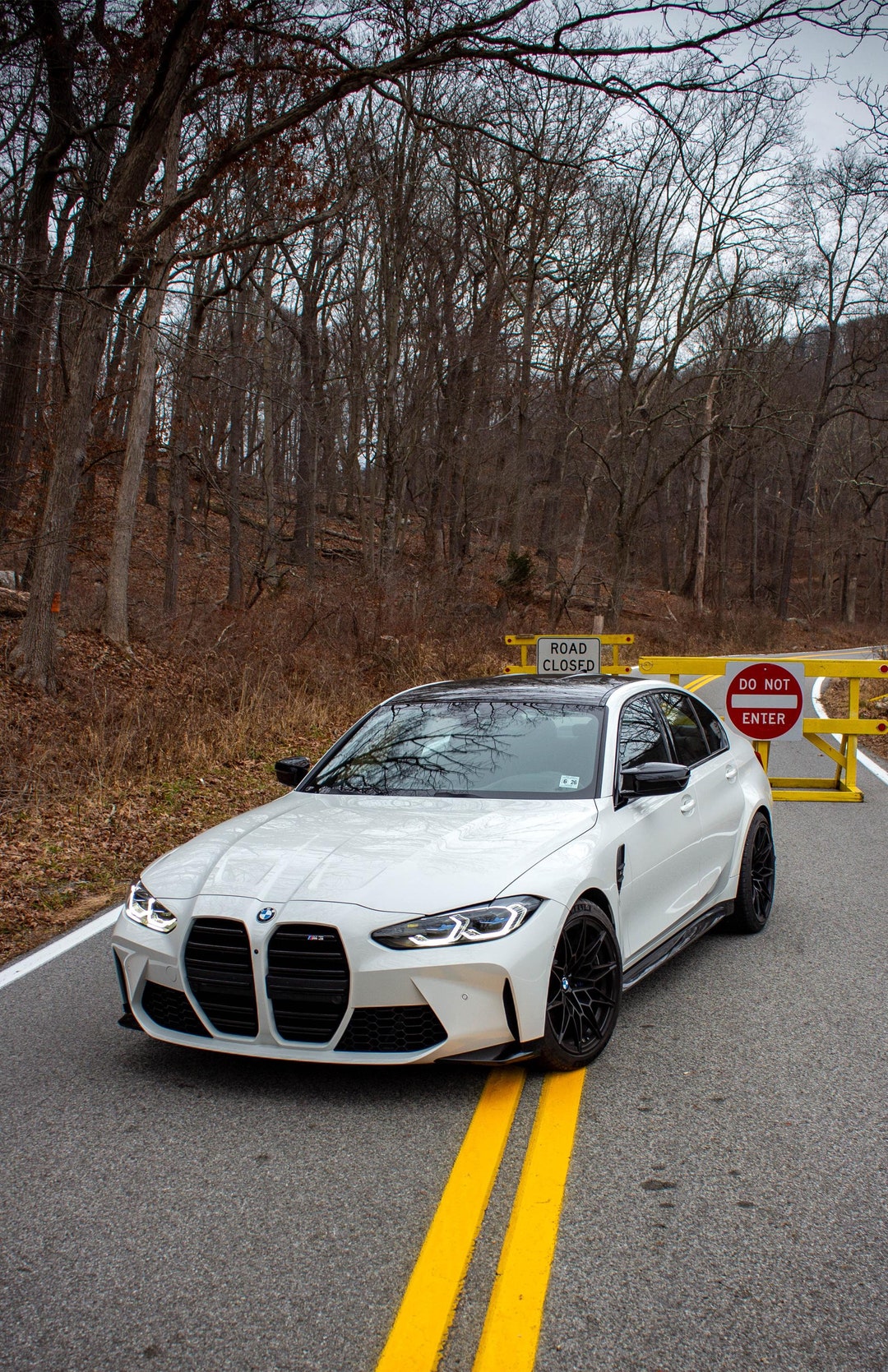 BMW G80 M3 White Forest Digital Print - Etsy