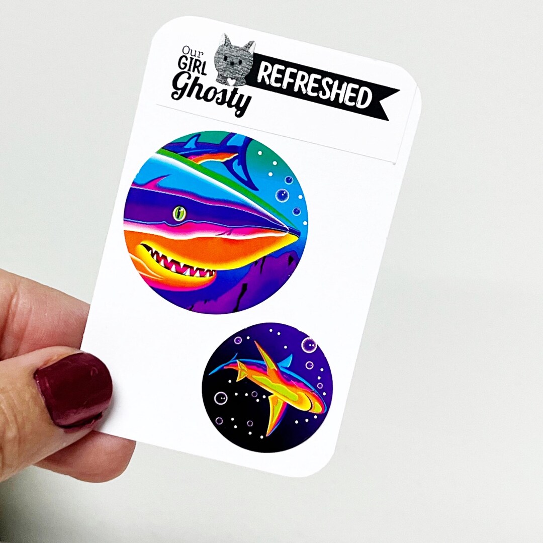 Lisa Frank Vintage Shark Sticker Set 80's 90's - Etsy