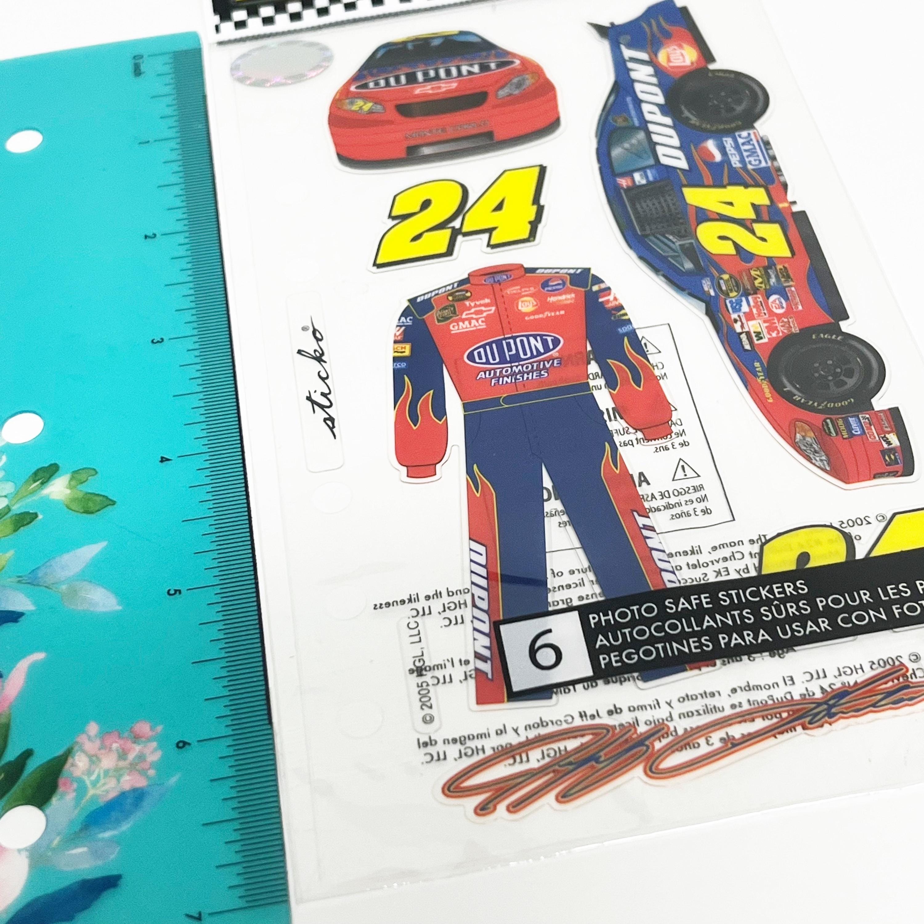 Vintage NASCAR Jeff Gordon Suit Stickers Sticko - Etsy