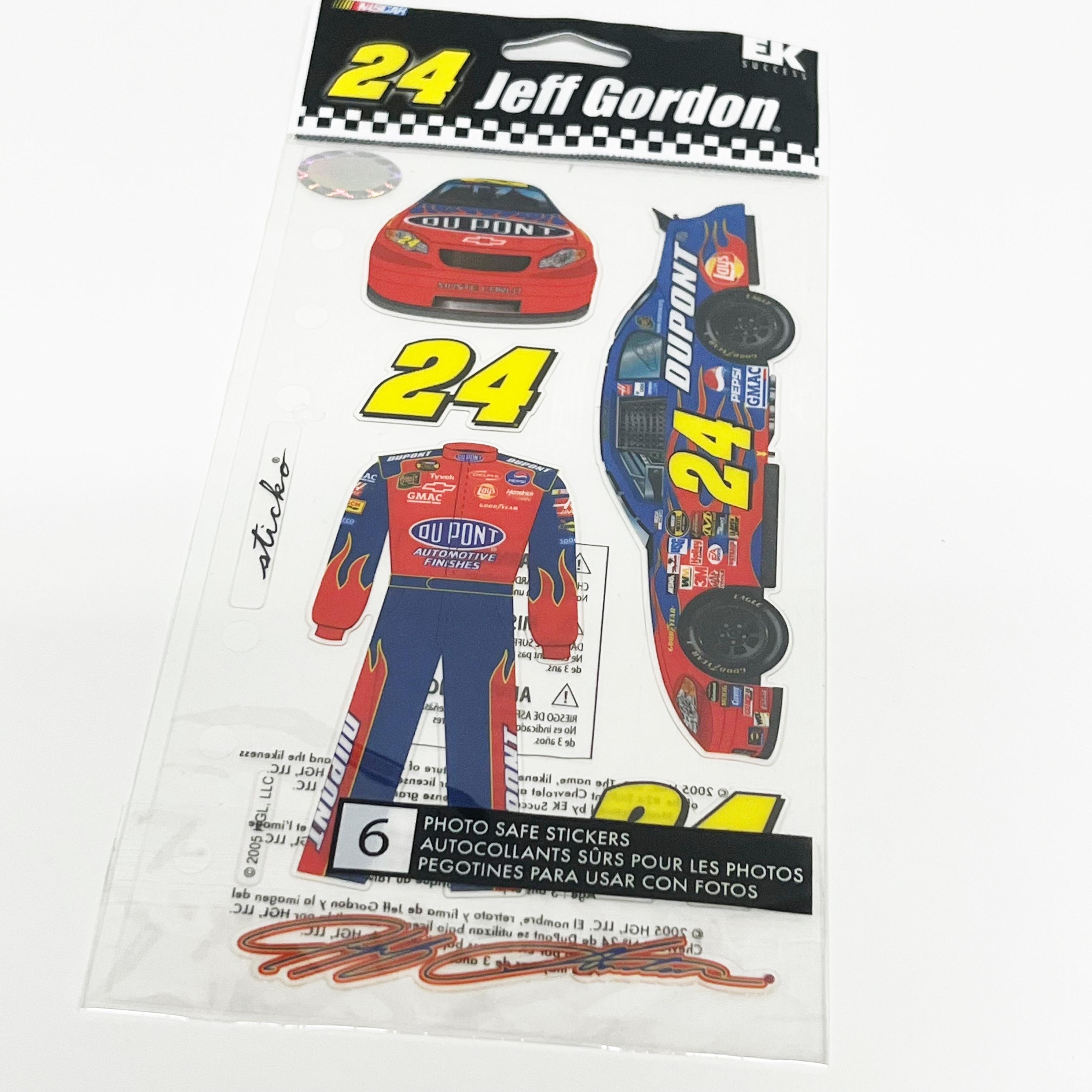 Vintage NASCAR Jeff Gordon Suit Stickers Sticko - Etsy