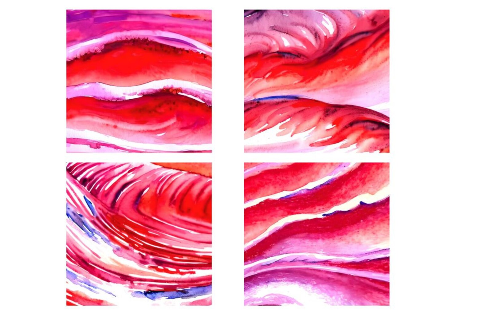 12 Peppermint Swirls Background Sheets of 12 X 12" JPG Digital ...