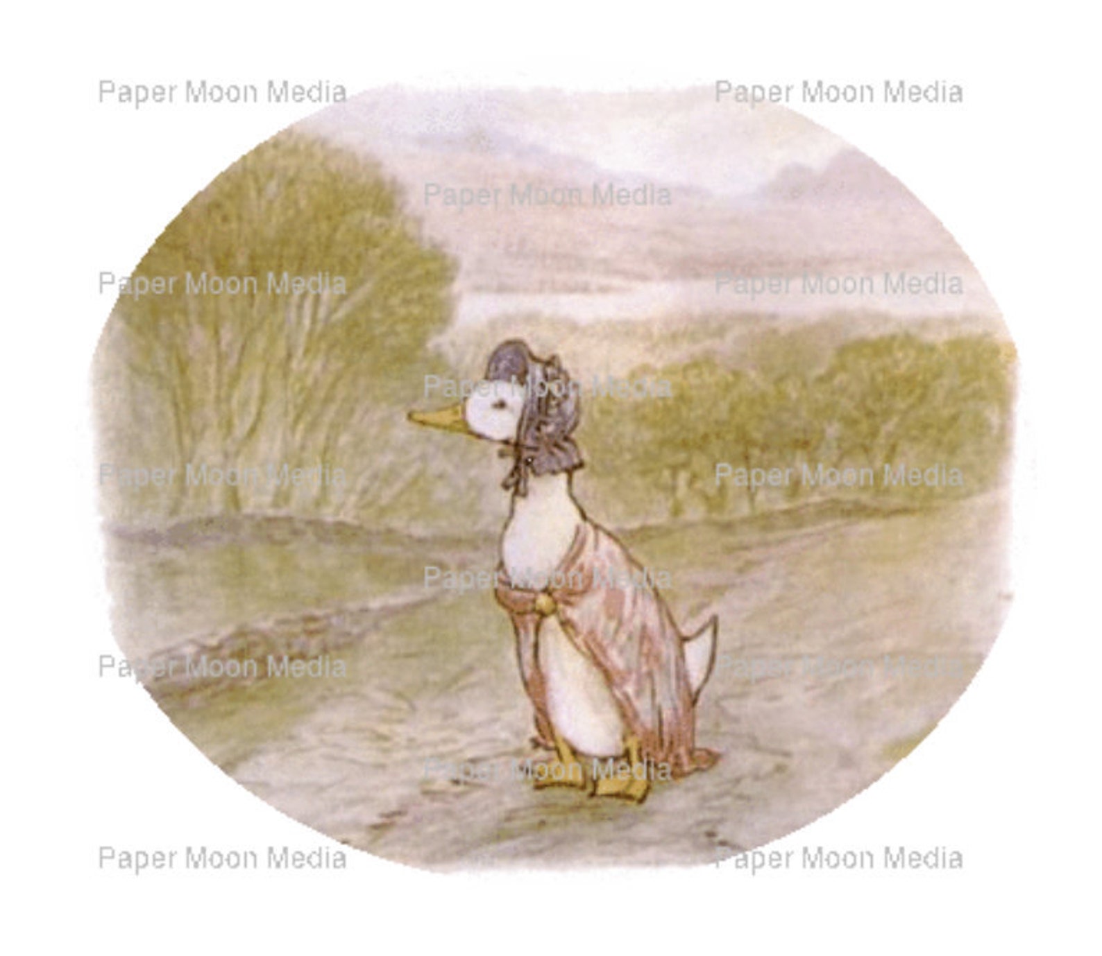 Set of 5 Beatrix Potter Jemima Puddle Duck Digital Collage - Etsy