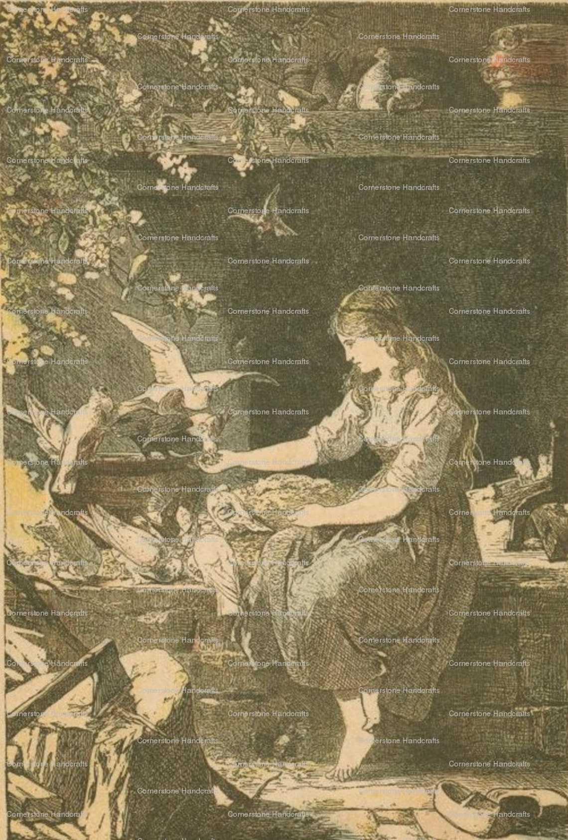 RARE VINTAGE Cinderella Digital ART Print Instant Digital - Etsy