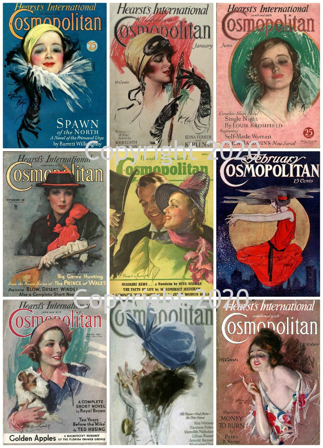 Cosmopolitan Magazine Covers Vintage