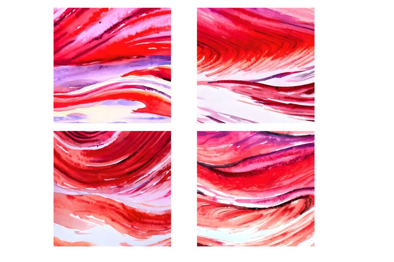 12 Peppermint Swirls Background Sheets of 12 X 12" JPG Digital ...