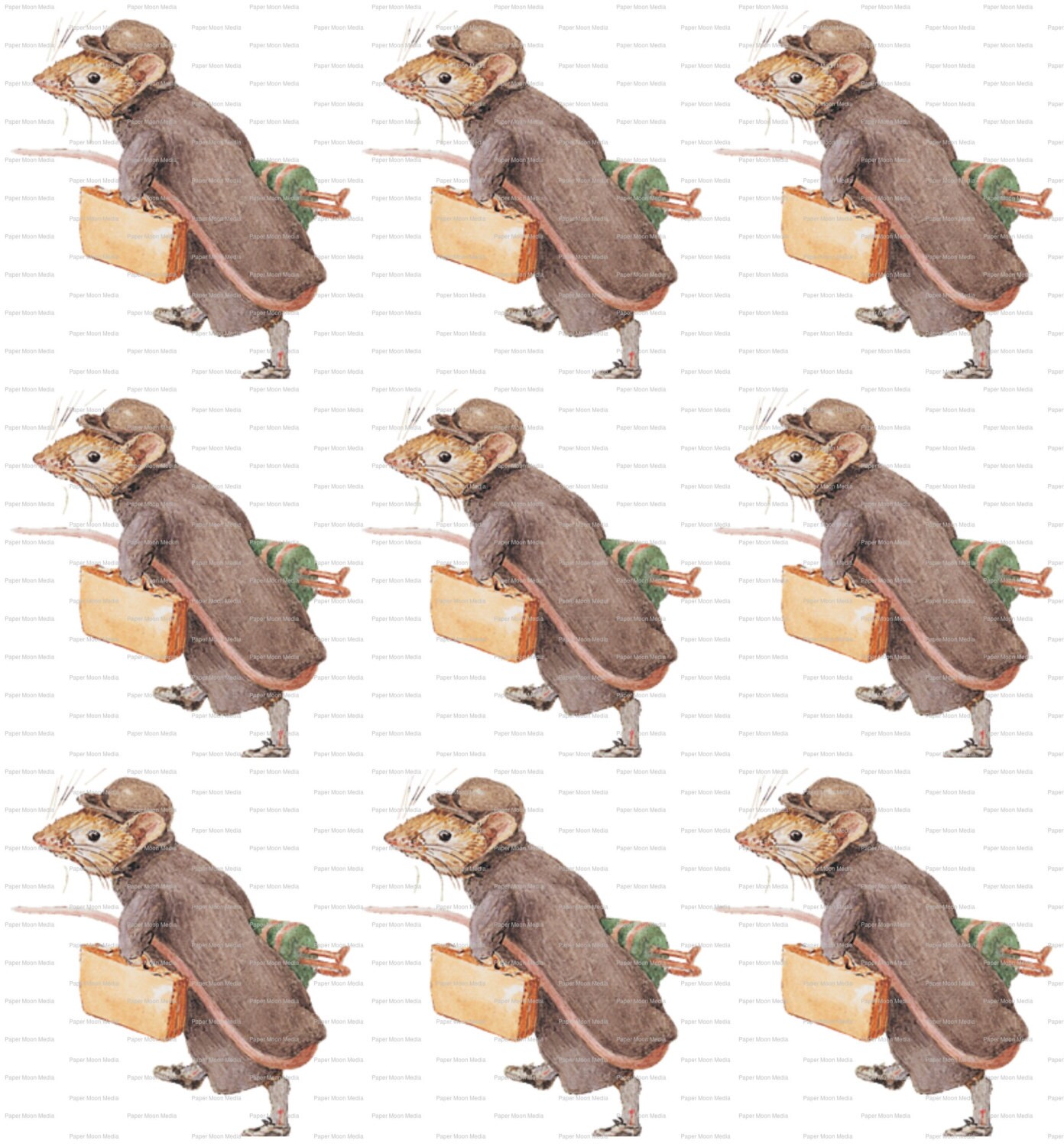 Set of 5 Beatrix Potter Johnny Townmouse Digital Collage - Etsy