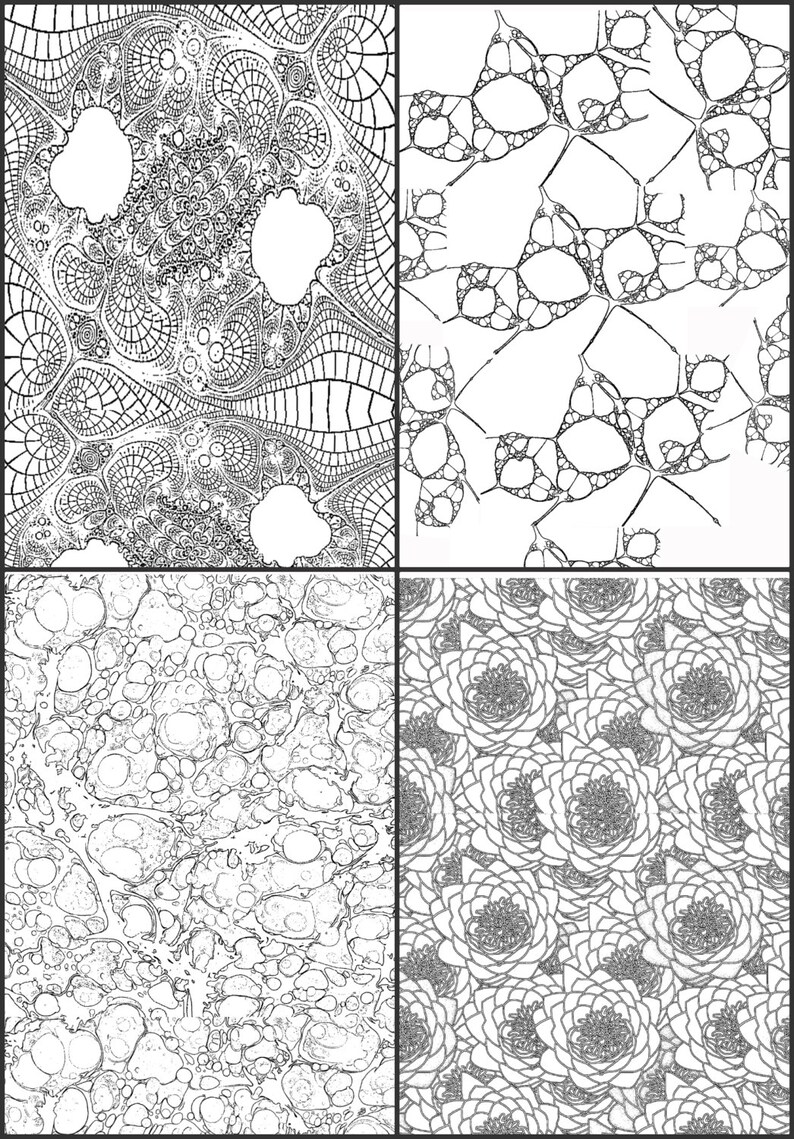 Color Me Calm 30 Geometric Design Patterns Coloring Book for - Etsy