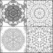 Color Me Calm 30 Kaleidoscope Design Patterns Coloring Book for Adults ...