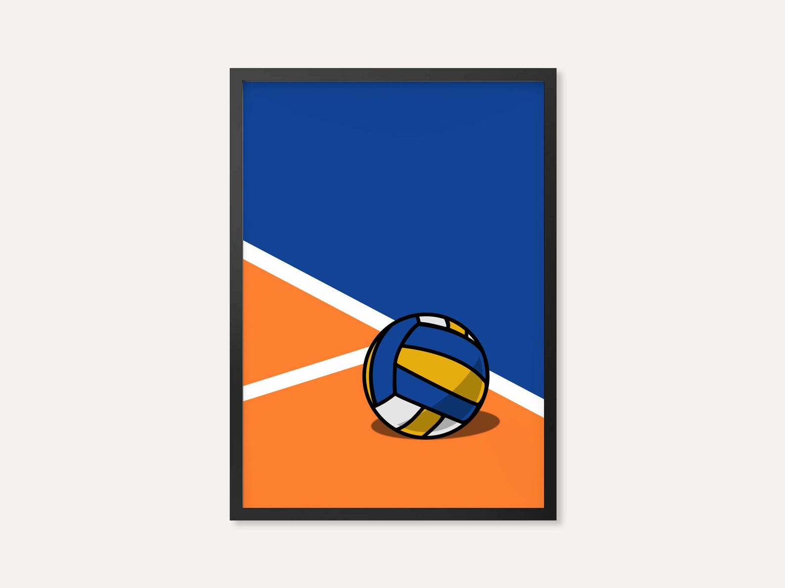 Volleyball Wall Art, Volleyball Printable, Wall Art, Volleyball Poster ...