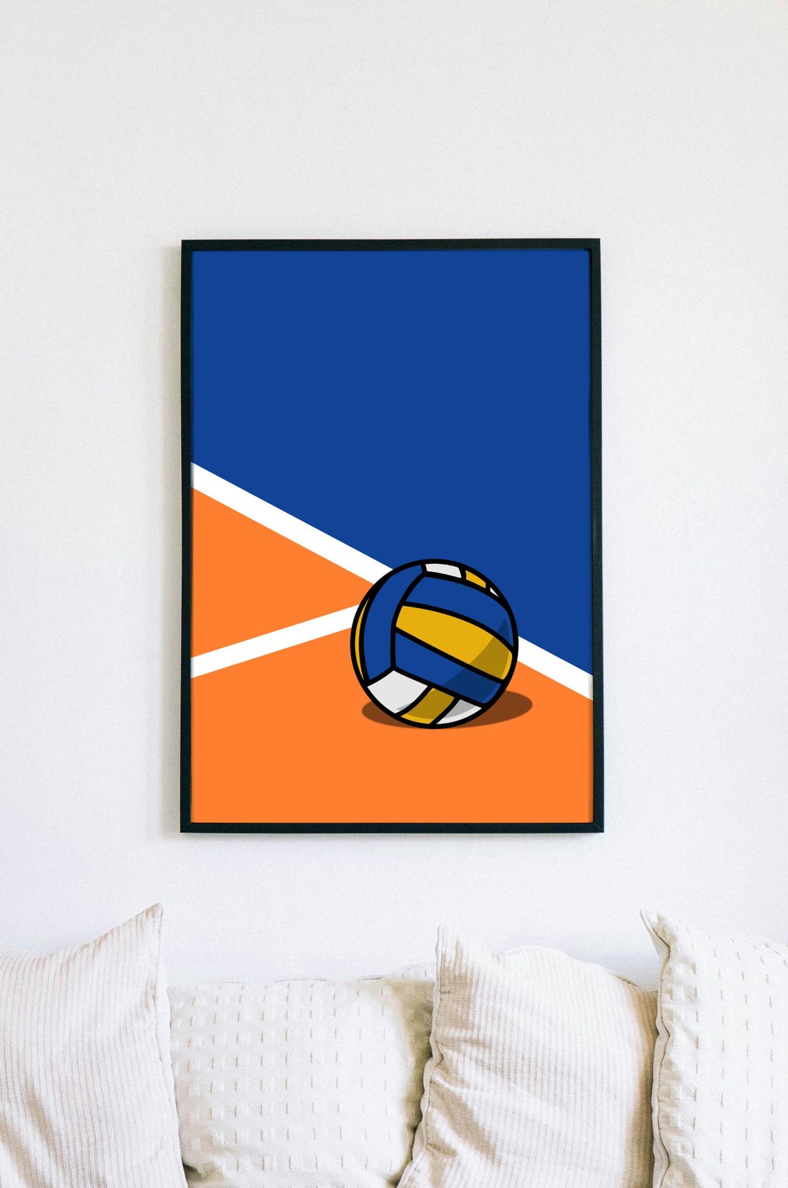 Volleyball Wall Art, Volleyball Printable, Wall Art, Volleyball Poster ...