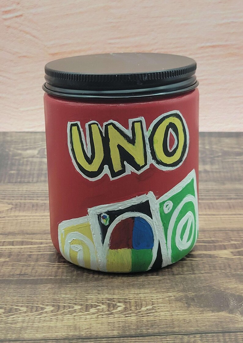 Hand Painted and Poured Board Game Scented Candles | Monopoly | Uno ...