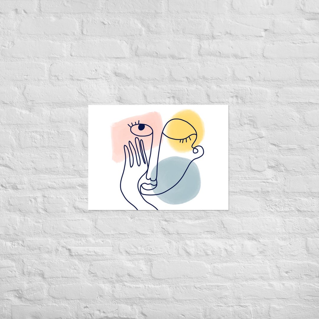 Poster Piccaso Face Poster Face Png Poster - Etsy