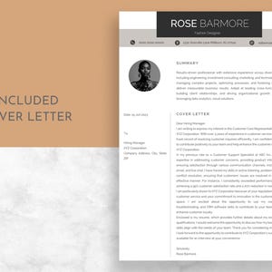 Professional Resume Template for Microsoft Word With Cover Letter ...