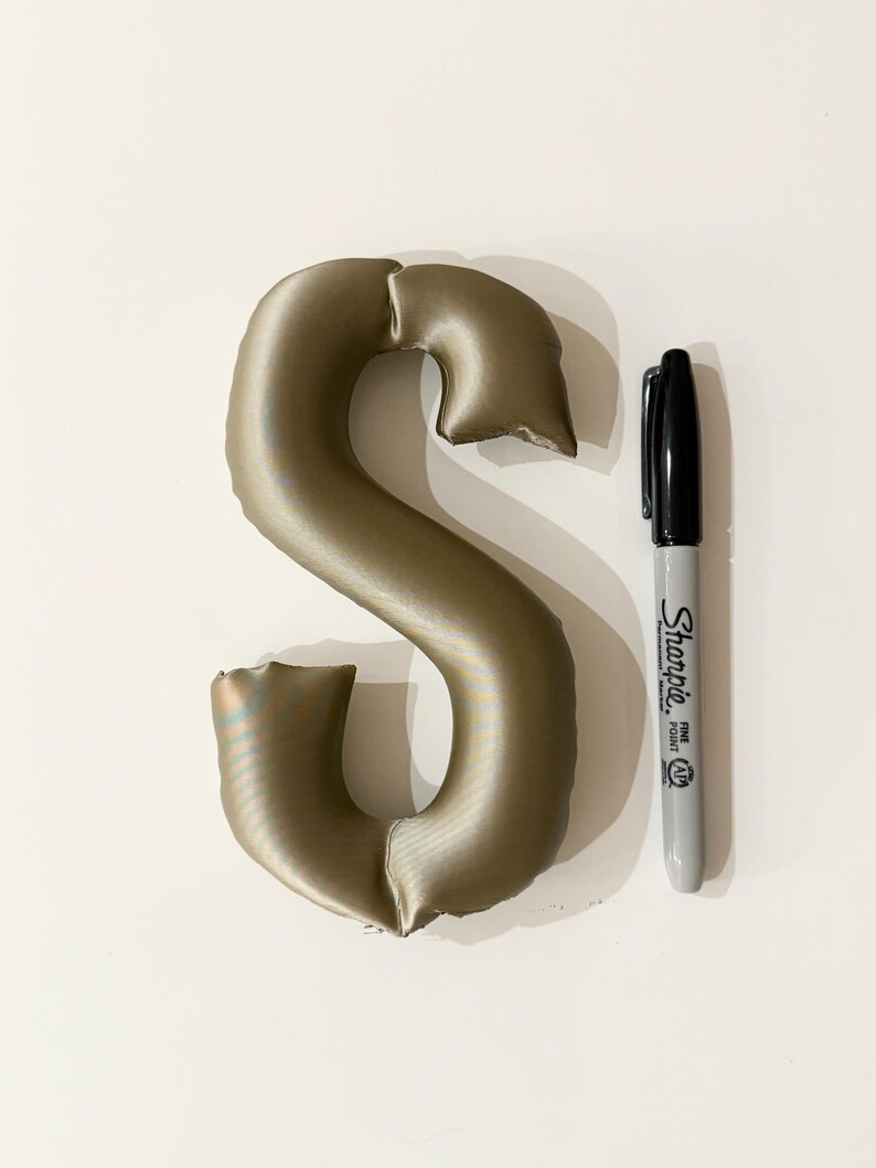 3D Printed Balloon Bubble Letters - Etsy
