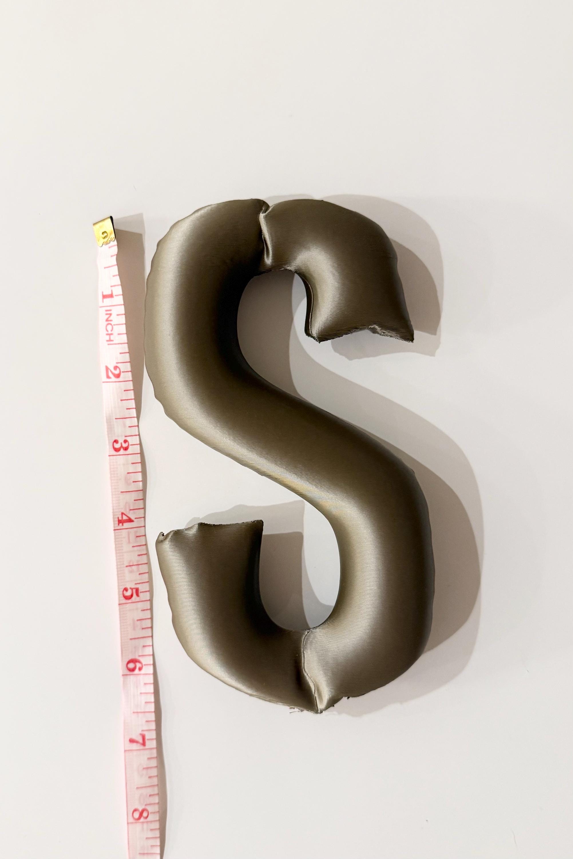 3D Printed Balloon Bubble Letters - Etsy